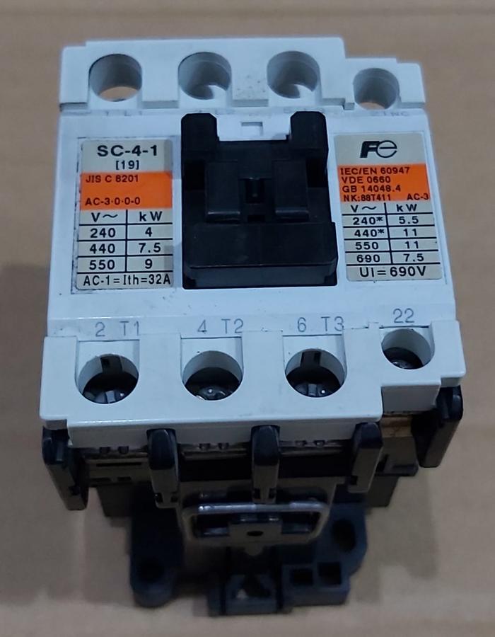 Jual Magnetic contactor SC-4-1 SC19AA Coil 200-220VAC FUJI ELECTRIC ...