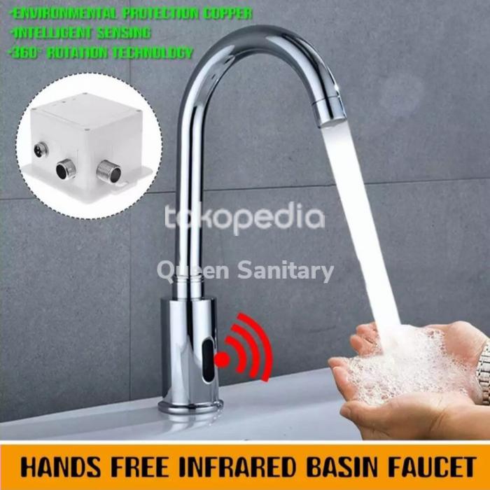 Jual Kran Wastafel Automatic Sensor /Kran Kitchen Sink Sensor Otomatis ...