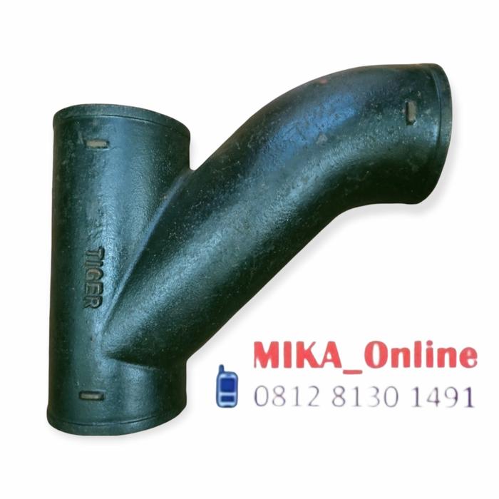 Jual TEE Y CAST IRON/ TY 90 DEG DN100 TIGER - Jakarta Pusat - Mika Teknik | Tokopedia