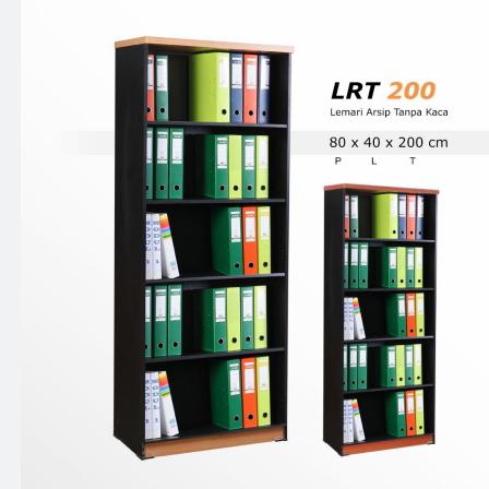 Jual Lemari Rak tinggi tanpa pintu LUNARSOL LRT200 -Aneka furniture ...