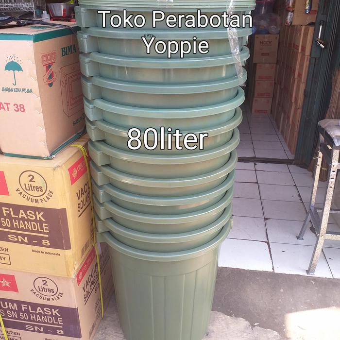 Jual ember plastik 80 liter - ember plastik tutup - tampungan air - Kab ...