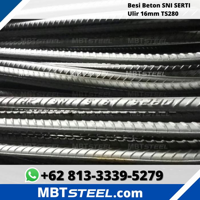 Jual BESI BETON ULIR 16 U35 / TS280 FULL SNI SERTIFIKAT - Kota Surabaya - MBT Steel | Tokopedia