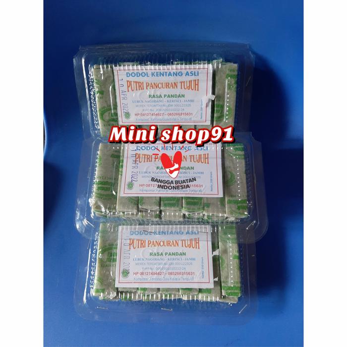Jual Dodol kentang Asli Kerinci/Rasa pandan/Oleh-oleh khas kota Jambi ...