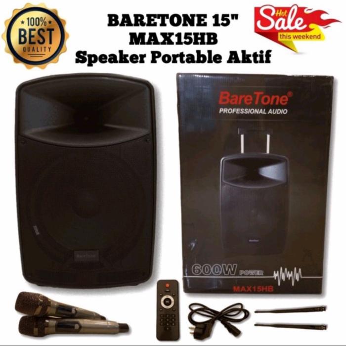 Jual speaker aktif 15 inch bareton 600 watt max 15 hb - Jakarta Barat ...