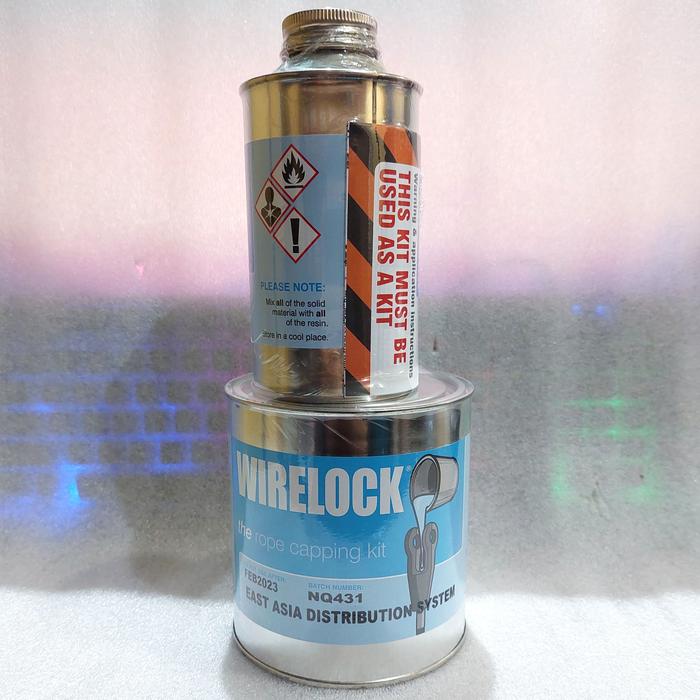 Jual WIRELOCK Rope Capping Kit Wirelock 500CC Wire Rope Socket Compound ...