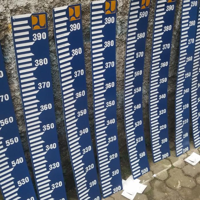 Jual Peil Scale, Peilschaal, PeilScale 1m 2m 3m 4m 5m Papan Duga ...