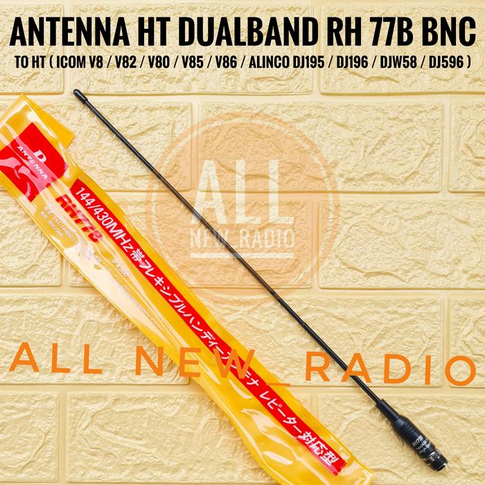 Jual ANTENA HT ICOM V80 V86 V85 DUALBAND RH 77B BNC ANTENA PECUT HT ICOM - Jakarta Utara - ALL ...
