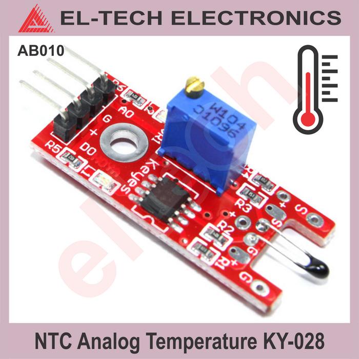 Jual NTC Thermistors Analog Digital Temperature Thermometer Module ...