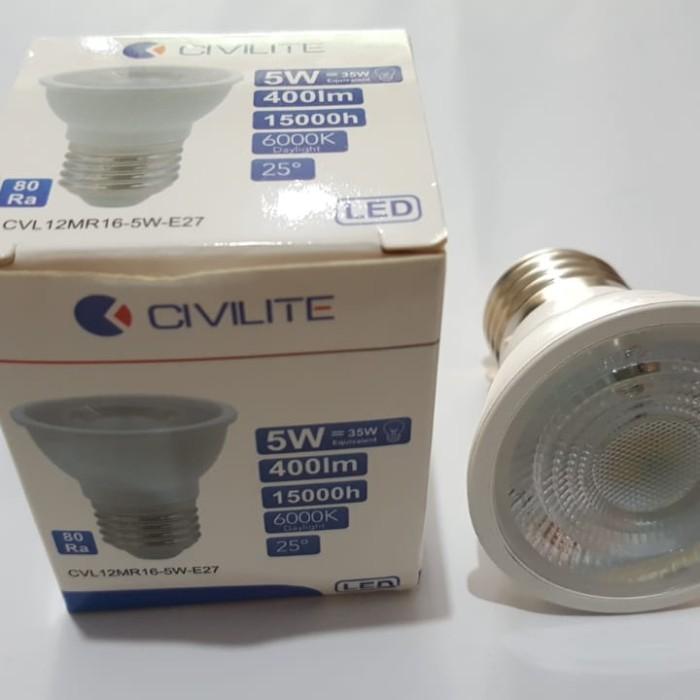 Jual LAMPU LED MODEL MR 16 5W E27 CIVILITE PUTIH - Kota Samarinda ...