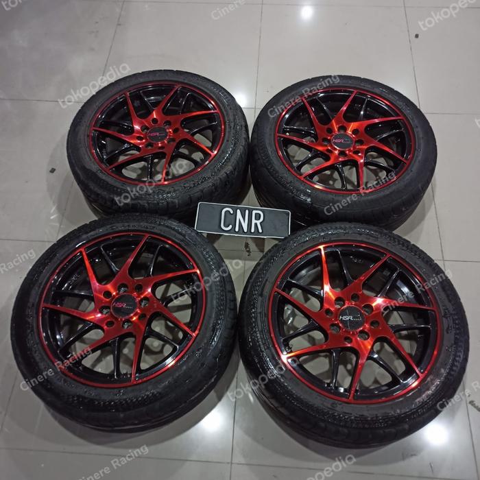 Jual velg mobil seken model hsr ring 15 plus ban tebal pcd 4x100/114.3 - Kota Depok - Cinere ...