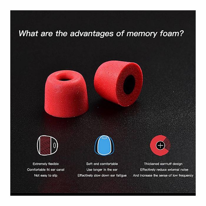 Jual Kz Memory Foam Eartips Earbuds Earphone Silicone Foam Busa Kz Bud ...