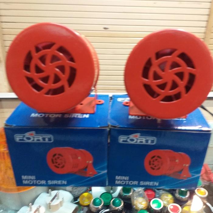 Jual Baby mini Sirine Motor Alarm MS 190 MS-190 AC 220v merk Fort ...