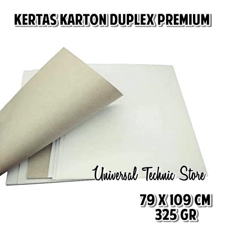 Jual Kertas Karton Duplex Premium / Kertas Pola Jahit 325 gr 79 x 109 ...
