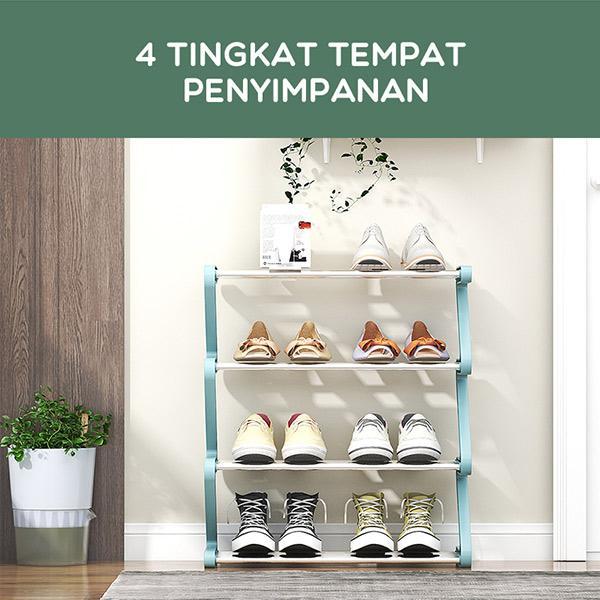 Jual Samono Ssr-001 Shoe Rack 4th Floor Rak Sepatu Sandal 4 Susun ...