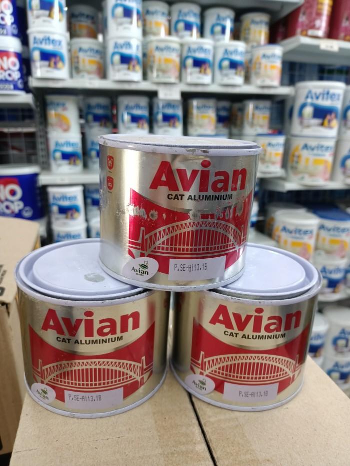 Jual Avian Cat Aluminium Brom Paint Kaleng 1/2 Kg / Silver Chrome ...