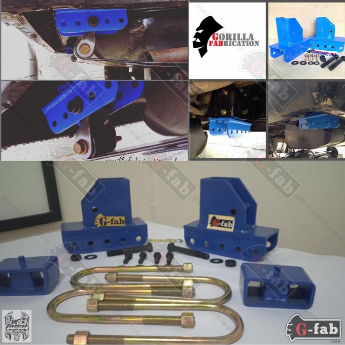 Jual Gfab Cherokee XJ drop shackle bracket (bracket shackle leaf spring ...