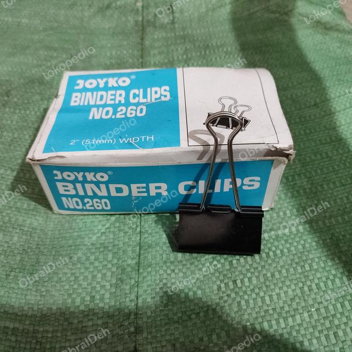 Jual Binder Clip / Klip Jepit Kertas Joyko No 260 - Kota Surabaya ...