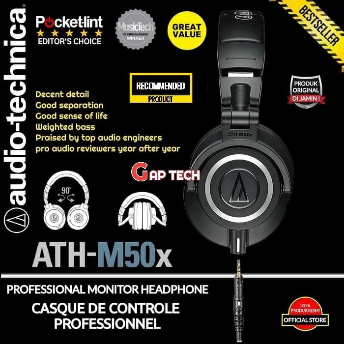 Promo Audio Technica ATH-M50X / ATH M50X Professional Monitor ...