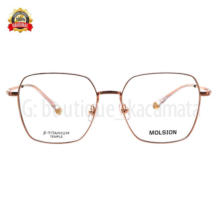 Jual Frame Kacamata Molsion Original Titanium MJ7127-B30 - Jakarta ...