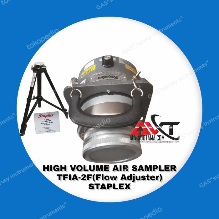 Jual HIGH VOLUME AIR SAMPLER TFIA-2f(Flow adjuster)STAPLEX+Tripod set ...