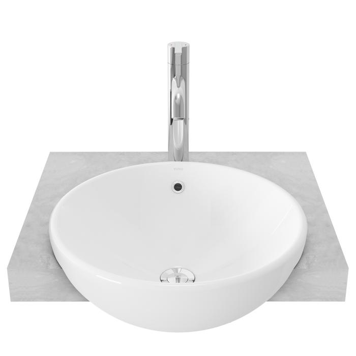 Promo TOTO Semi Recessed Counter Lavatory / Wastafel LW533J - COMPLETE ...