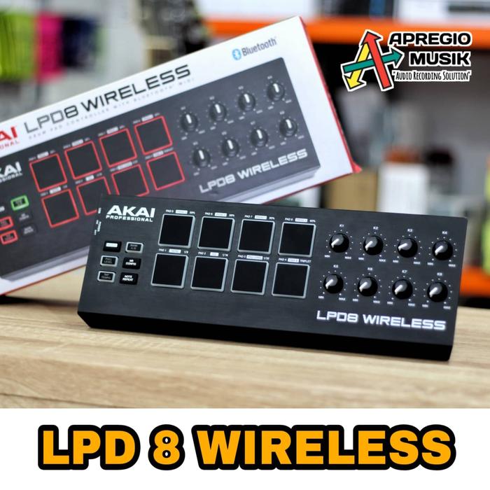 Jual Akai Professional Lpd8 Lpd 8 Wireless With Pad Controller Di ...