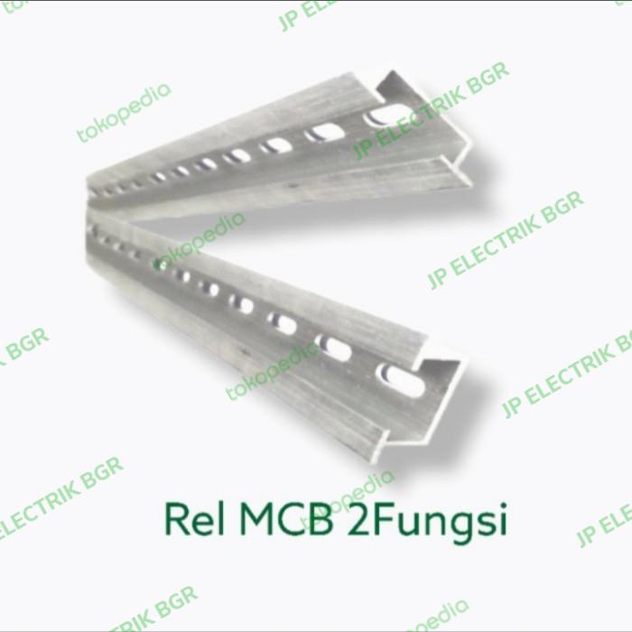 Jual Din Rail MCB/Rel MCB Alumunium 2 Fungsi Panjang 1m/meter - Kab ...