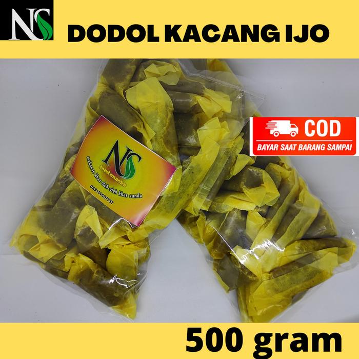 Jual DODOL KACANG HIJAU ISI 500 GRAM WAJIK KUNING DODOL KACANG IJO ...
