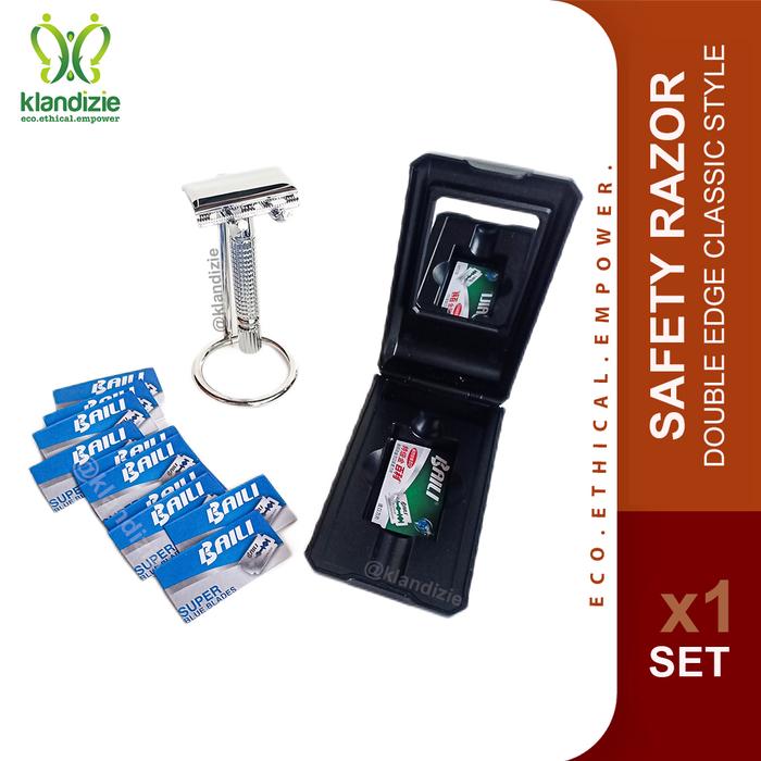 Jual Double Edge Classic Shaving Safety Razor Pisau Cukur Silet Vintage ...