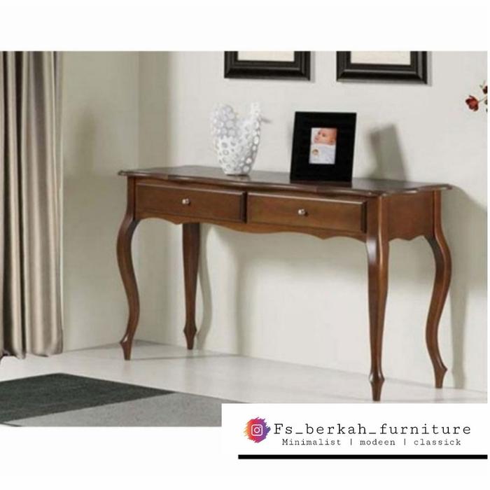 Jual meja hias konsul kayu jati solid,meja consule minimalis modern ...