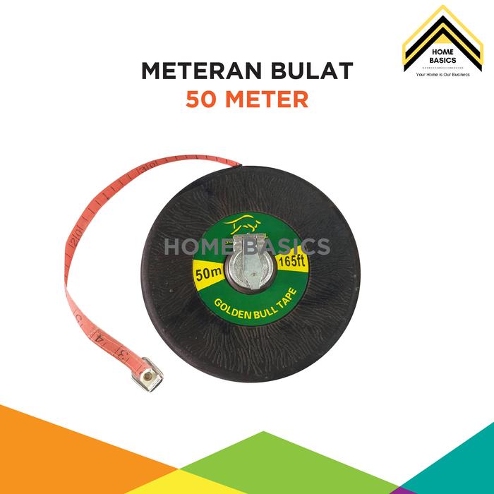 Jual Meteran Bulat 50 Meter / Meteral Rol / Gulung / Kain / Kulit ...