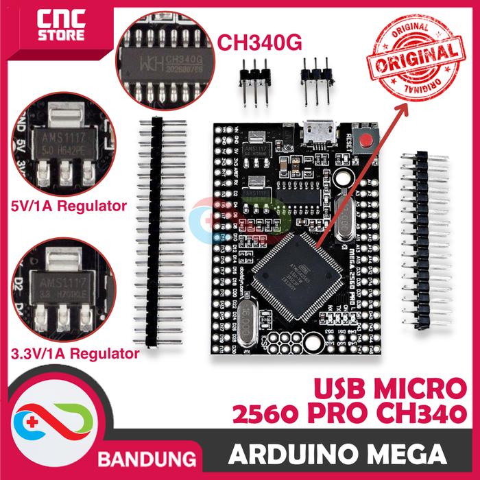 Jual ARDUINO MEGA 2560 PRO CH340 MICRO USB - Kota Bandung - CNC STORE ...