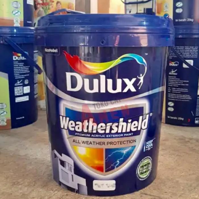 Jual Cat Tembok Exterior Dulux Weathershield Pro Putih 20 liter - Kota ...