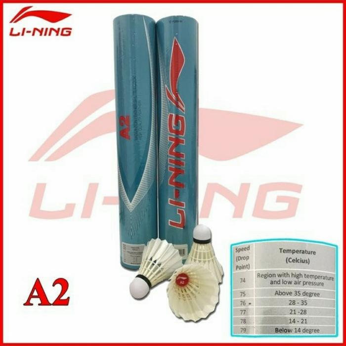 Jual Shuttlecock Cock Badminton Kok Bulutangkis Lining A2 Original Di ...