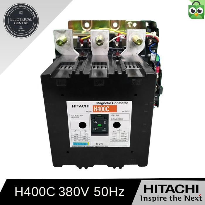 Jual HITACHI H400C 380V 50Hz Magnetic Contactor - Jakarta Barat ...