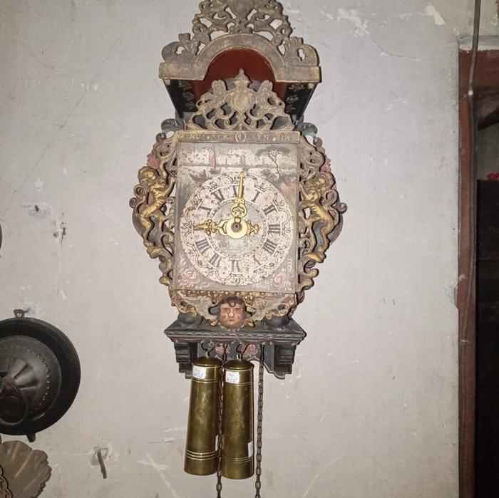Jual Jam Dinding Antik Friesclock Belanda Lawas Tua Jadul Small - Kota ...