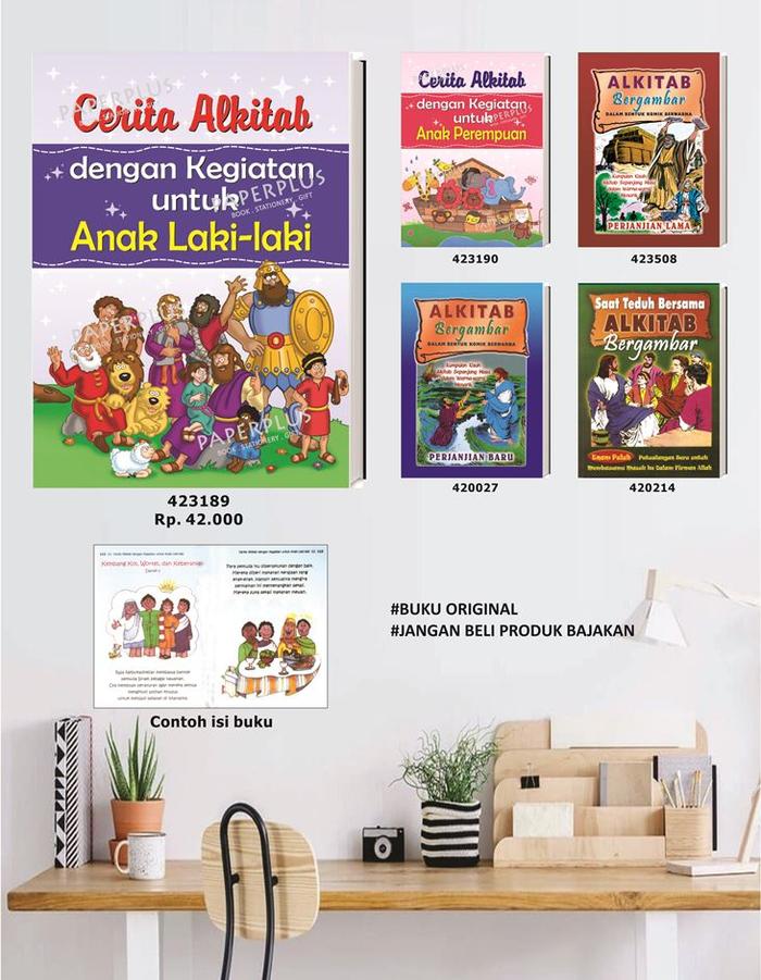 Jual Cerita Alkitab Dengan Kegiatan Untuk Anak Laki-laki_Series - Kota ...