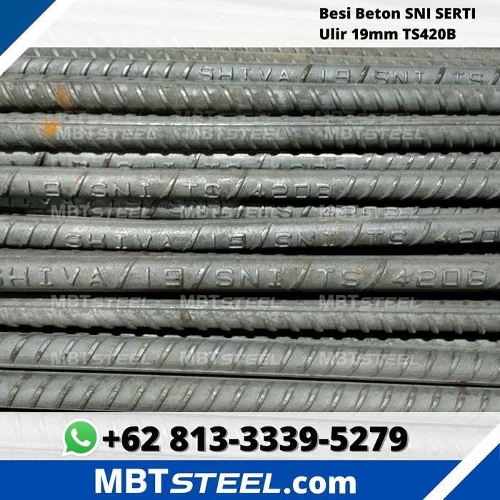Jual BESI BETON ULIR 19 U40 / TS420 FULL SNI SERTIFIKAT - Kota Surabaya - MBT Steel | Tokopedia