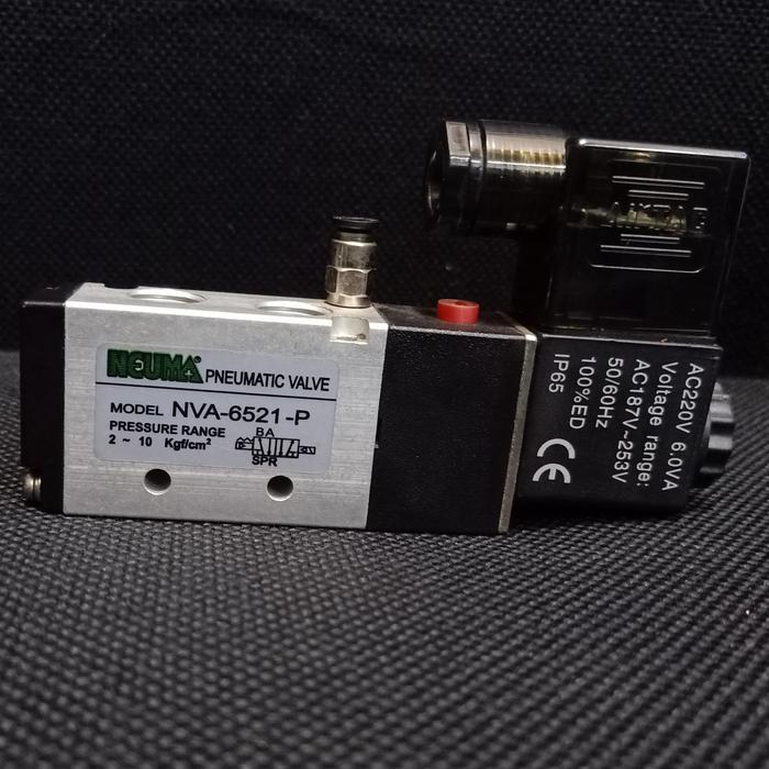 Jual SOLENOID VALVE NEUMA type NVA- 6521-P Port 1/4 inch + PILOT 24dc ...