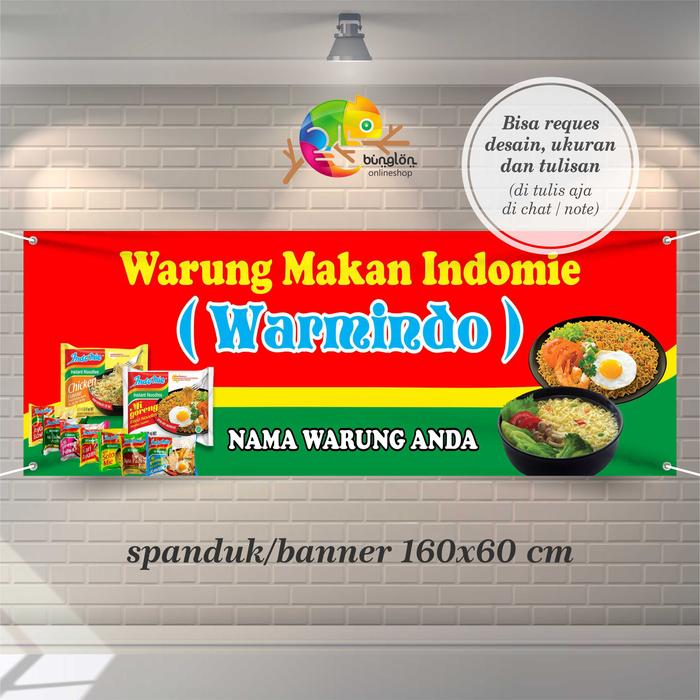 Jual Spanduk Banner Warmindo, Warung Indomie Murah, Model A - Kab ...