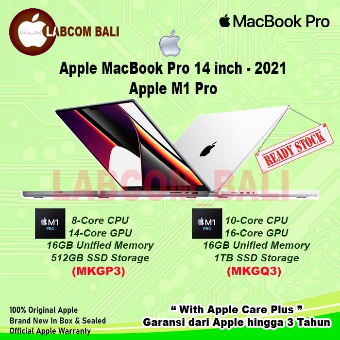 Jual Apple Macbook pro M1 PRO 14 inch MKGP3 MKGQ3 - Spacegrey, 16GB/512GB - Kota Surabaya ...