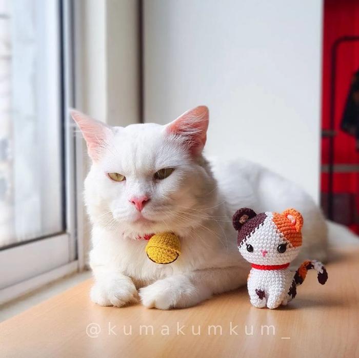 Jual Kalung Kucing Collar Doraemon Lonceng Kuning Rajut Crochet ...
