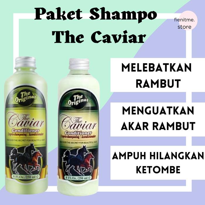 Jual Paket The Caviar Shampo Dan Conditioner Original BPOM - Kota ...