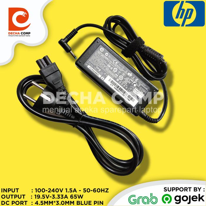 Promo Adaptor Charger Original Laptop HP 14 Series 19.5V-3.33A 65W Blue Pin - Jakarta Selatan ...