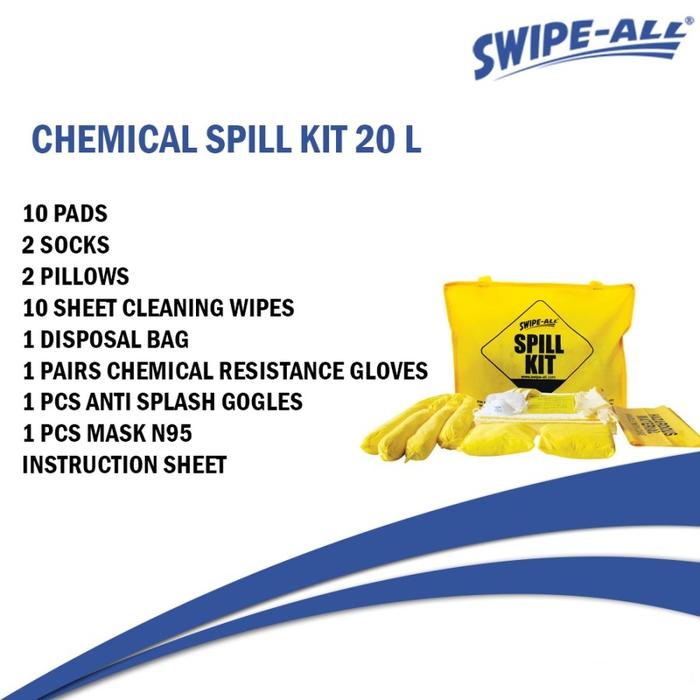 Jual Swipe-All C20 Chemical Spill Kit 20 Liter With Bag 12220 - Jakarta ...