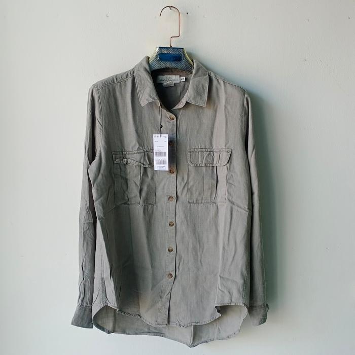 Jual Kemeja H&M original/Kemeja wanita Vintage Style Import/Kemeja ...