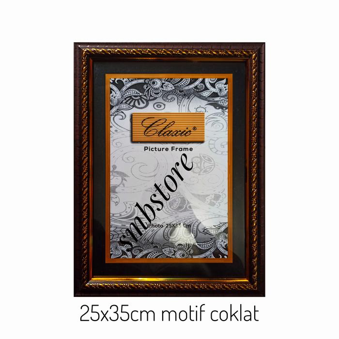 Jual Bingkai frame figura pigura foto 25x35cm/14R/ijazah/sertifikat/A4 ...