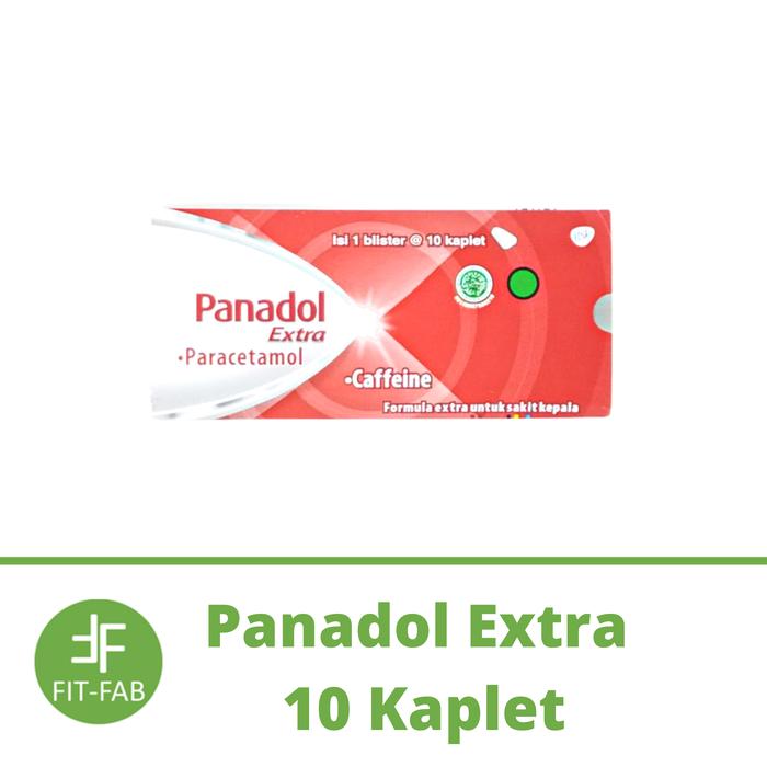Jual Panadol Extra Merah (strip isi 10 kaplet) Obat Sakit Kepala - Kab ...