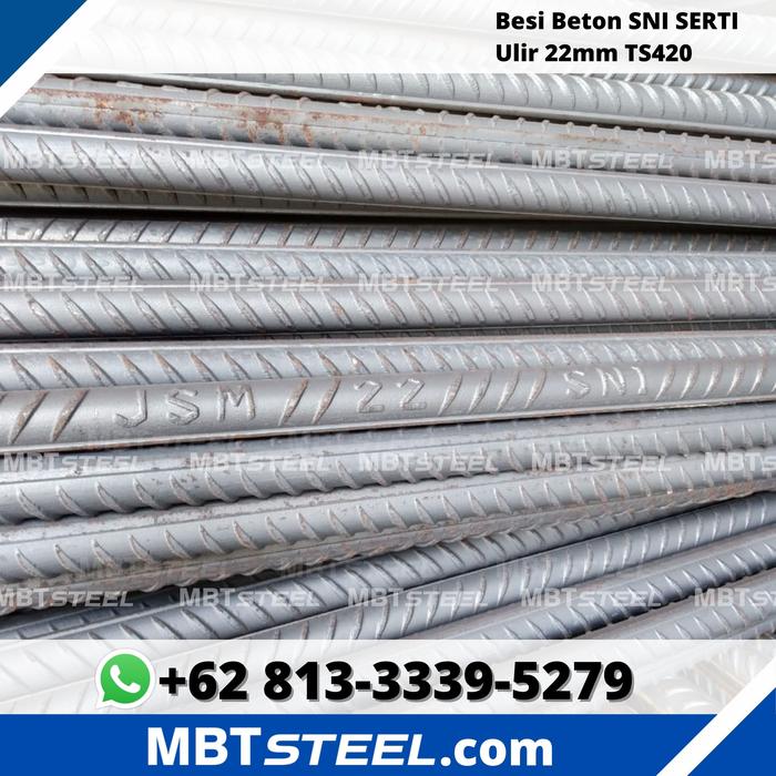 Jual BESI BETON ULIR 22 U40 / TS420 FULL SNI SERTIFIKAT - Kota Surabaya ...