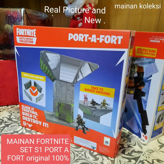 Jual Mainan Fortnite Port A Fort Set S1 ,battle Royale Collection Di ...